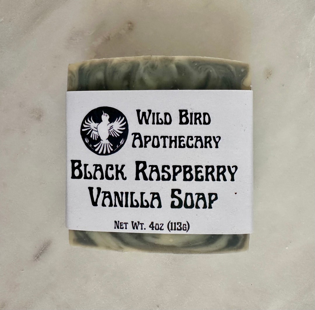Natural Bar Soap // Black Raspberry Vanilla // Handmade // - Etsy