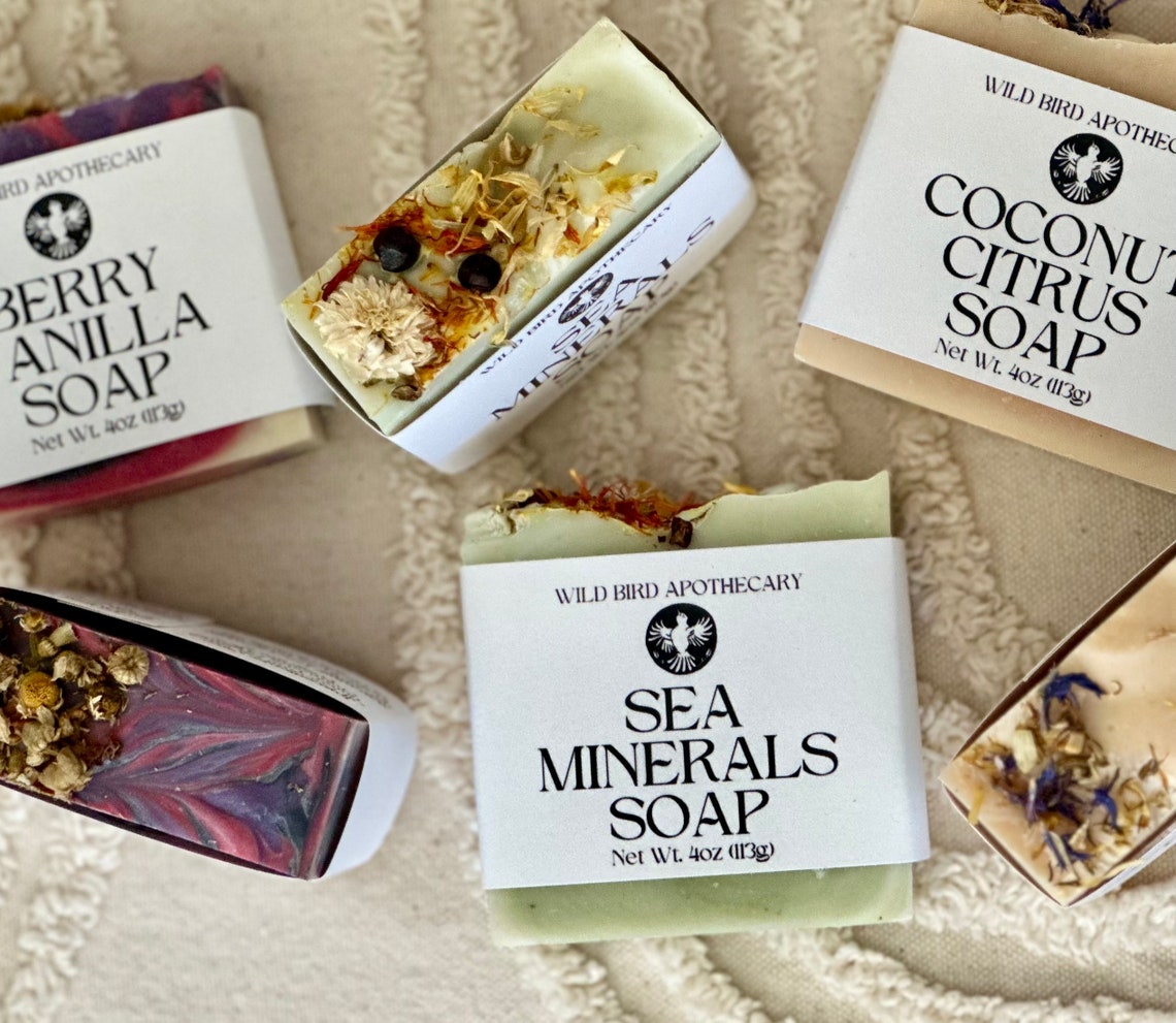 Natural Bar Soap // Sea Minerals Soap // Handmade // Palm Free ...
