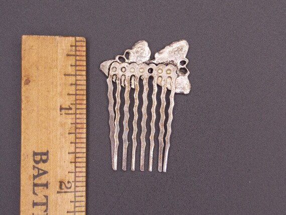 Small Vintage Butterflies Hair Comb - Gem