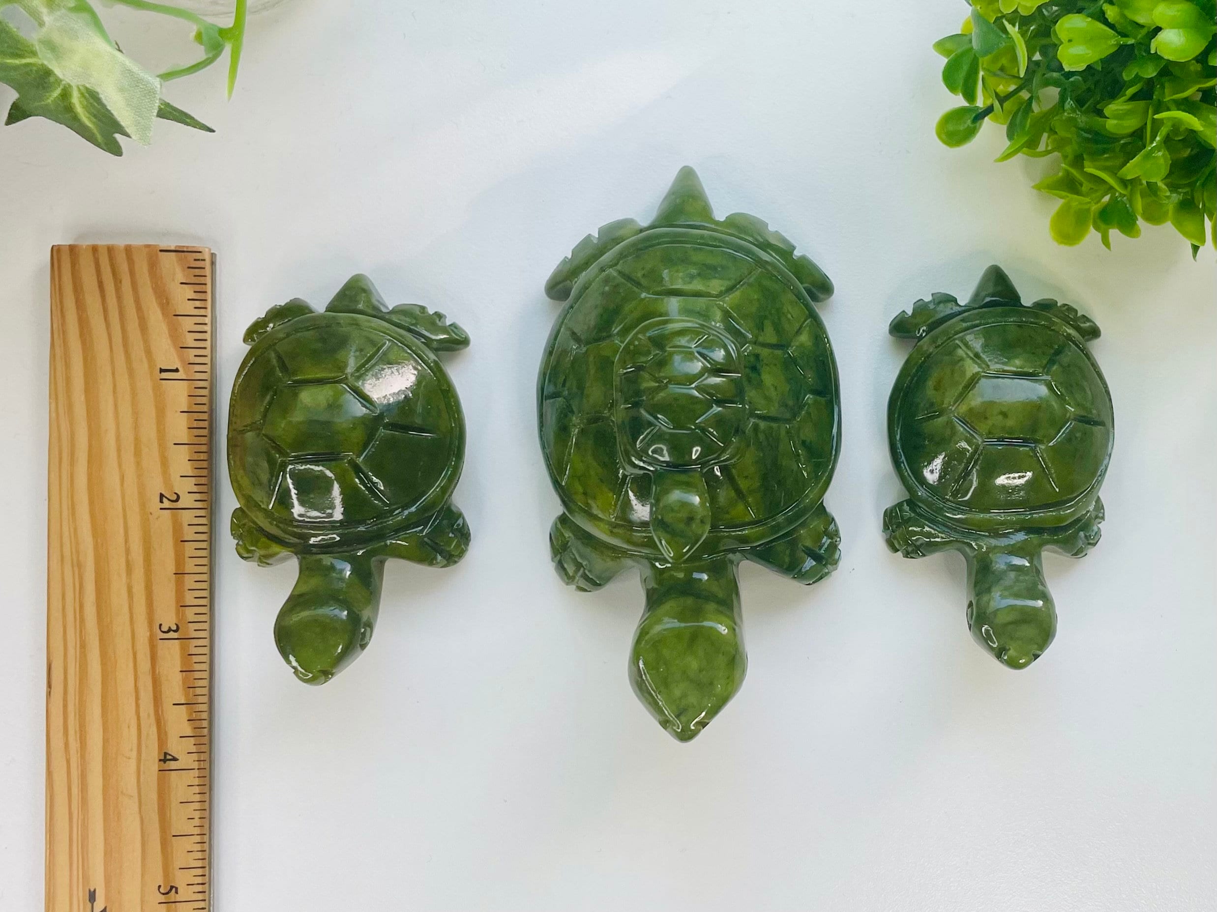 Green Jade Turtle Carvings - Etsy