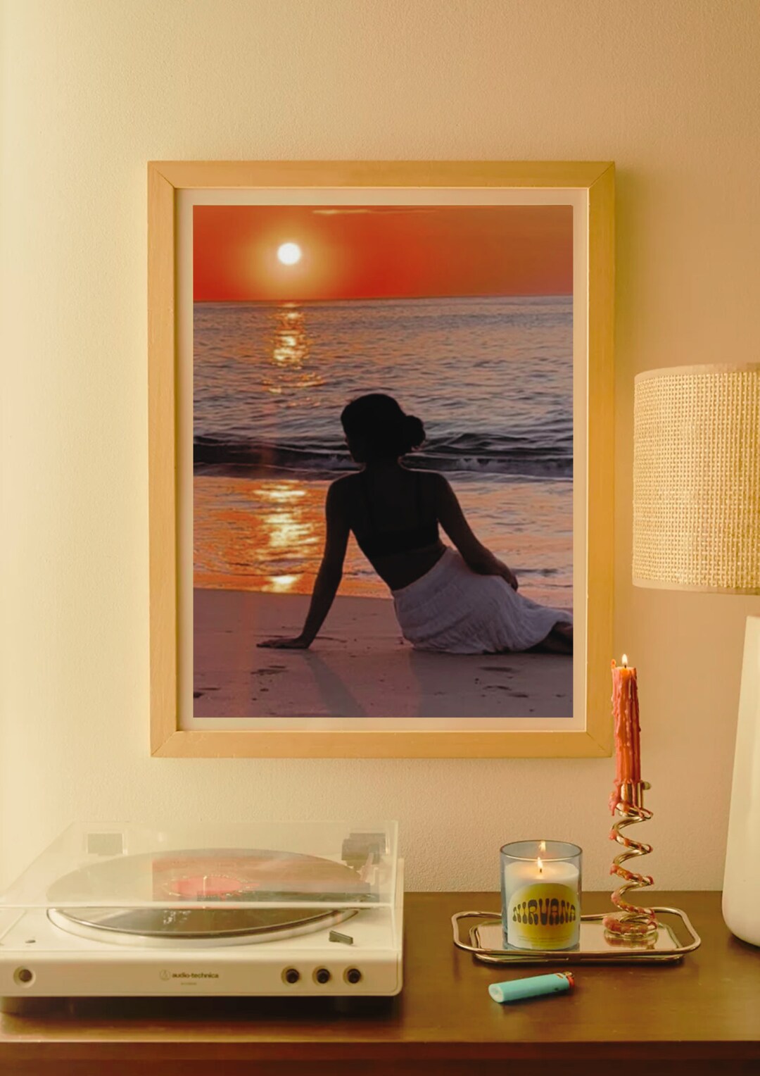 Vintage Wall Art "cortez Sun", Digital Download, Vintage Poster, Ocean ...