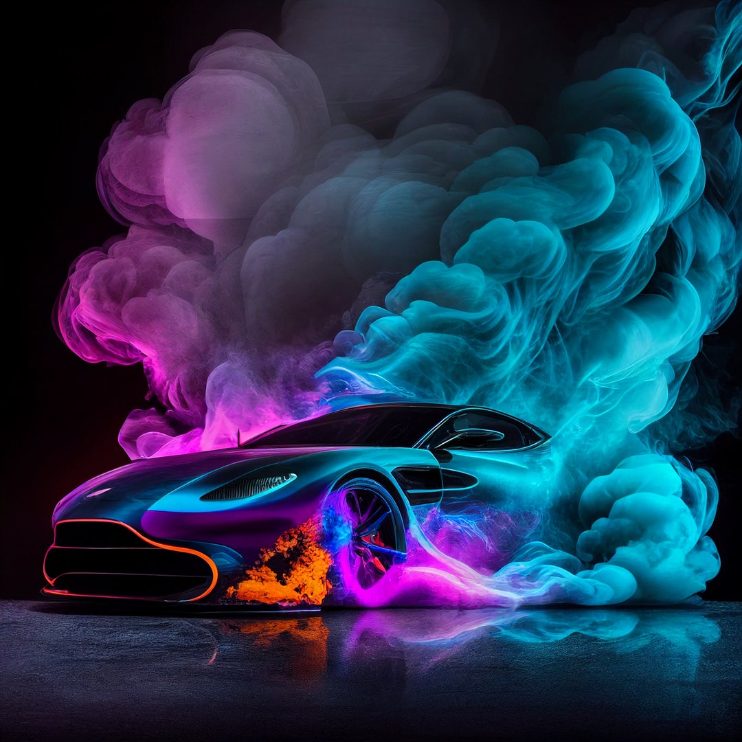 Aston Martin Neon Art Bundle - Set of 5 Digital Prints - Etsy