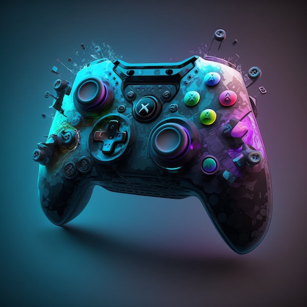 Xbox Live Controller - Etsy