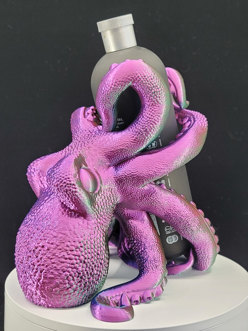 Custom Octopus Wine Bottle Holder Unique Home Decor - Etsy