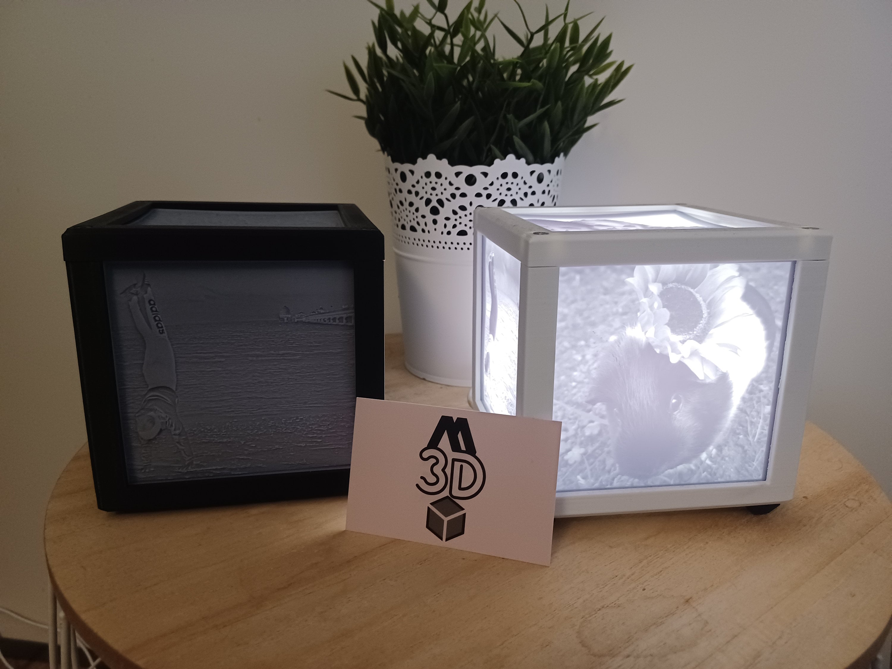 Lithophane , 3D Picture Cube , 3D Print, Gift, Unique , Special ...