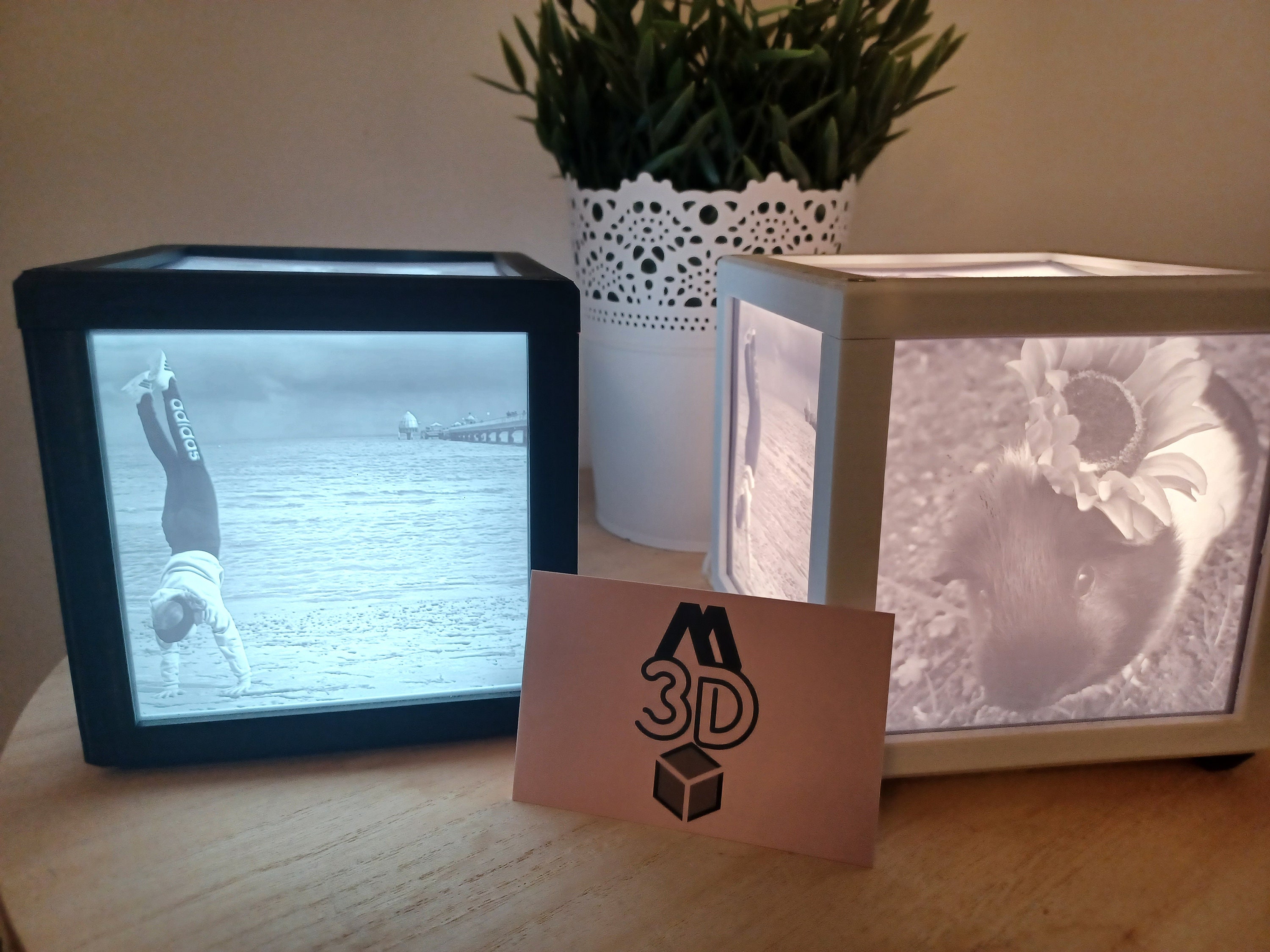 Lithophane , 3D Picture Cube , 3D Print, Gift, Unique , Special ...