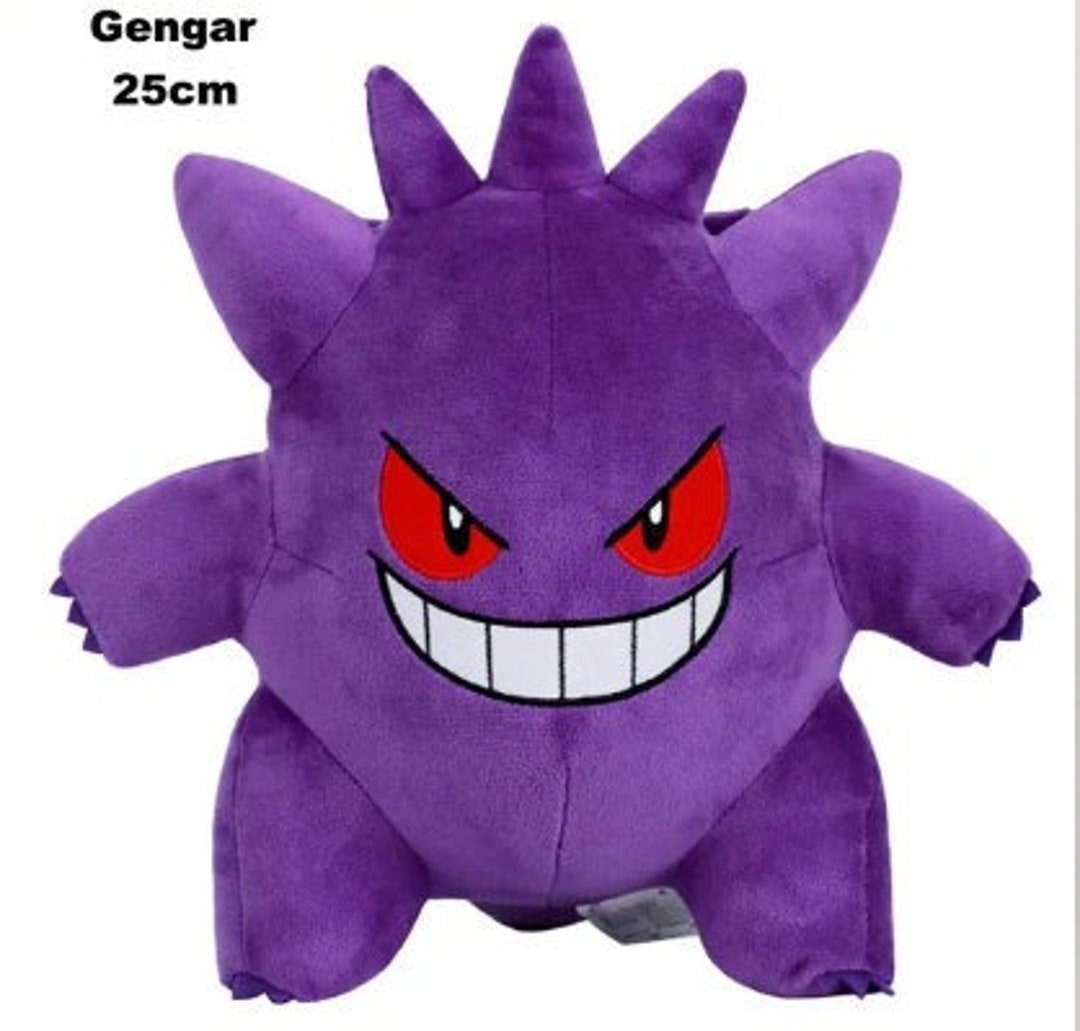 Kawaii Plush Gengar Pokemon Plushy Anime Doll 25cm - Etsy