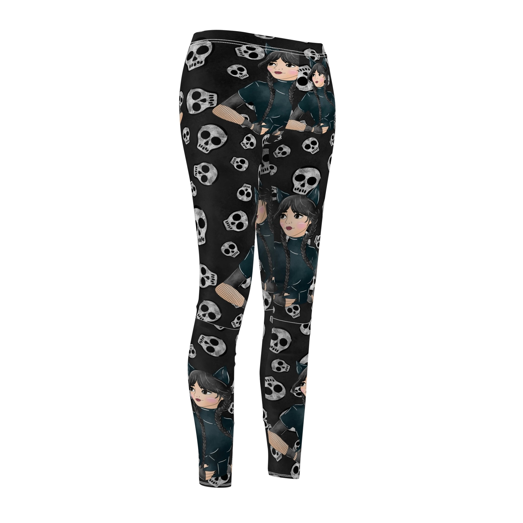 Wednesday Addams Nevermore Academy Leggings Designed & Sold By Tomass ...