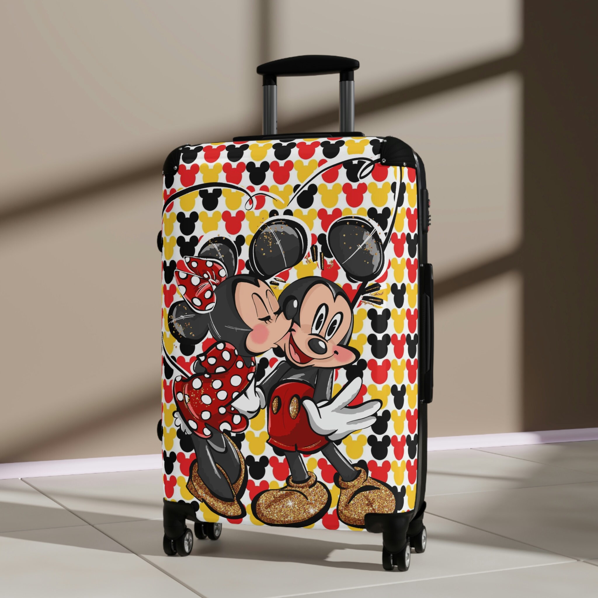 Mickey Mouse, Mickey Mouse Luggage, Minnie And Mickey Mouse