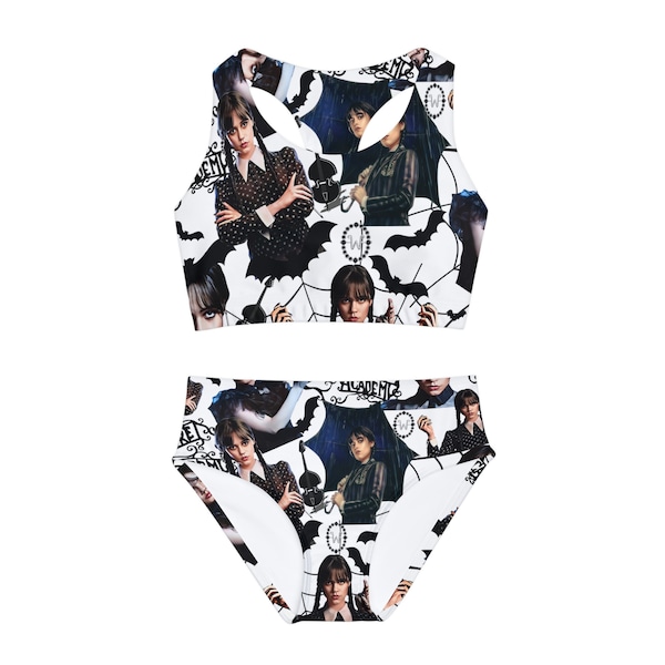 Wednesday Addams Toddler Swimsuit - Etsy