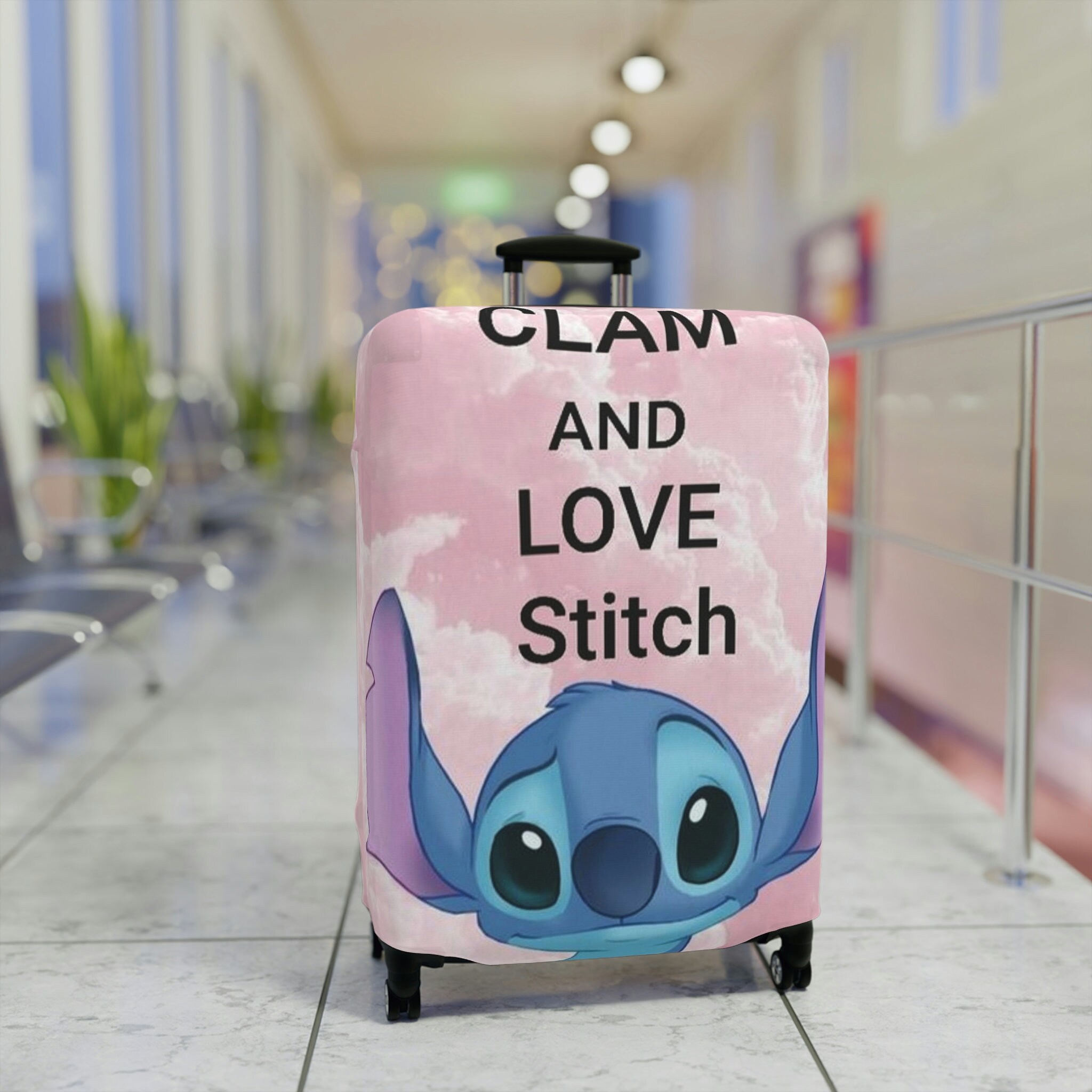 Stitch Disney custom travel suit case cover Luggage Cover sold by ...