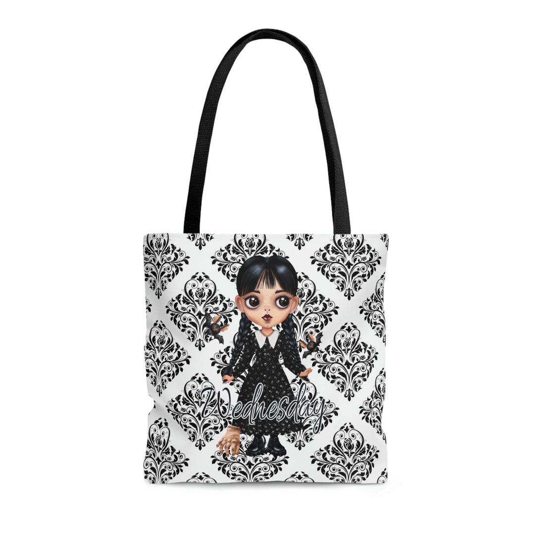 Wednesday Addams Bag Nevermore Academy Shoulder Bag AOP Tote - Etsy