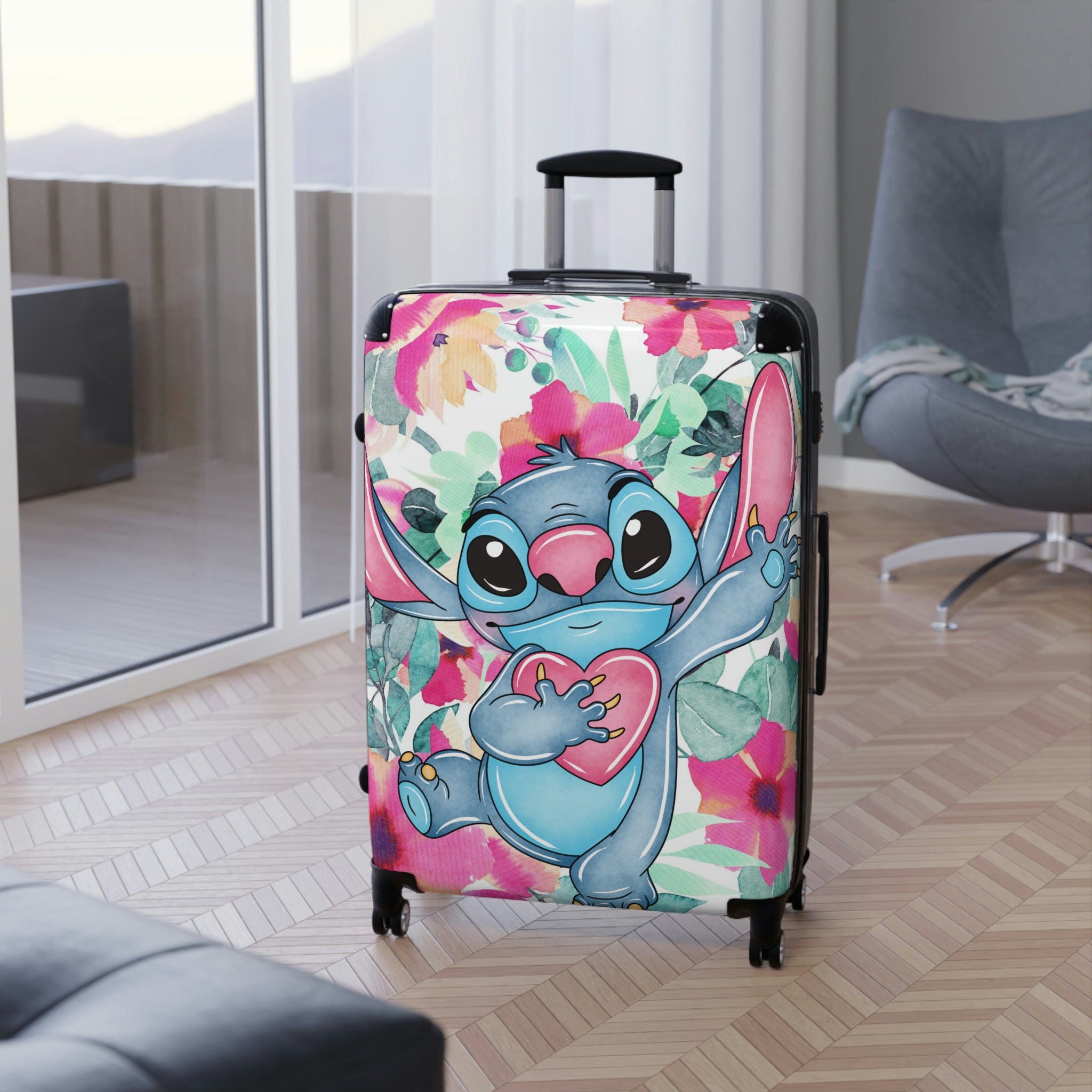 Stitch suitcases, Lilo and Stitch suitcase sold by Jacquelin Refutation ...