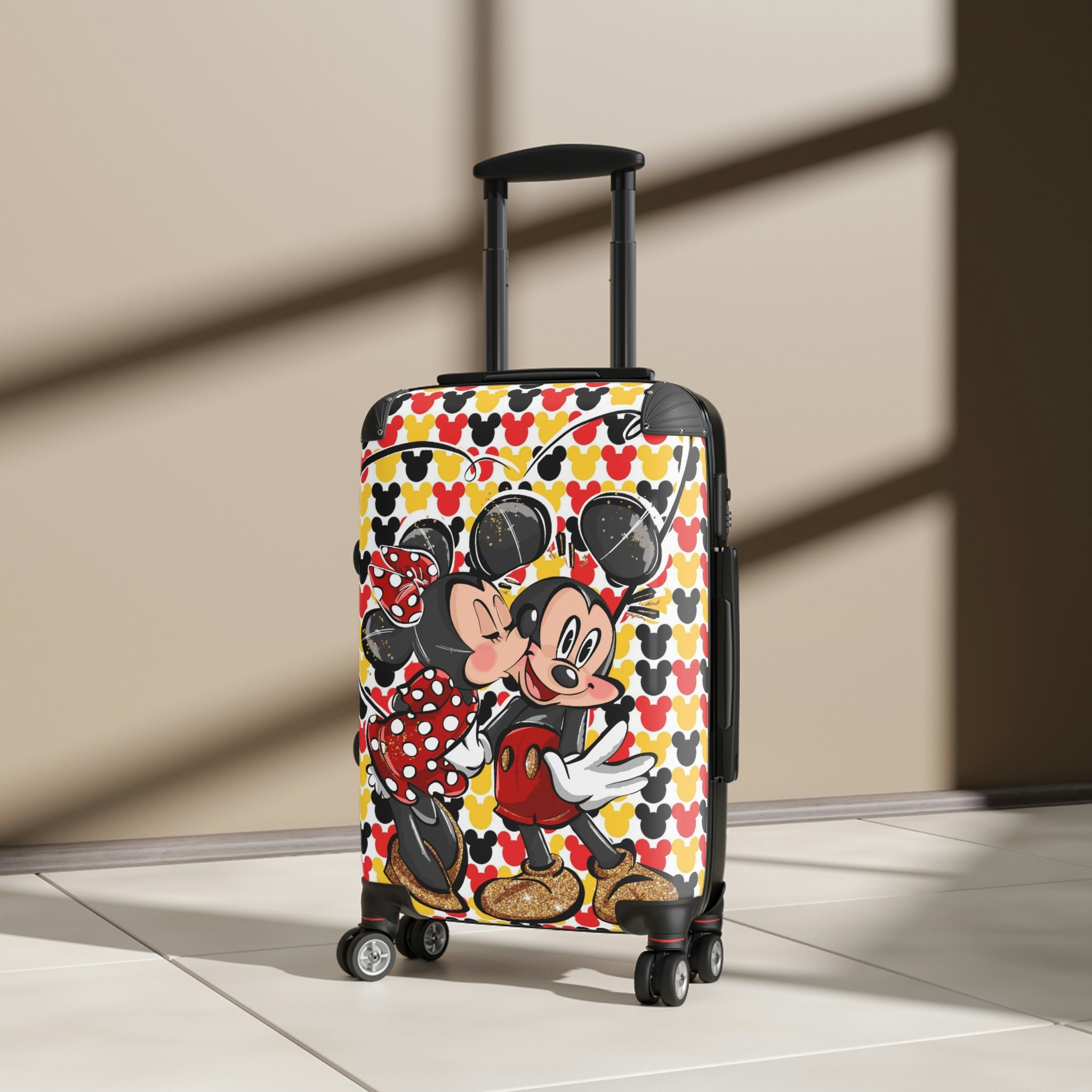 Mickey Mouse, Mickey Mouse Luggage, Minnie And Mickey Mouse