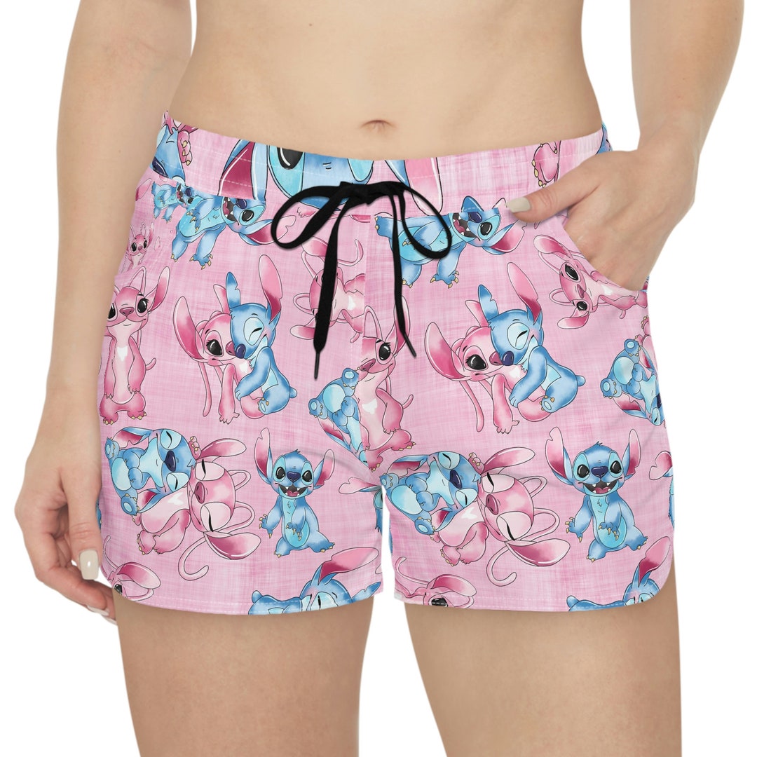 Stitch Custom Lilo and Stitch Shorts Women's Casual Shorts - Etsy