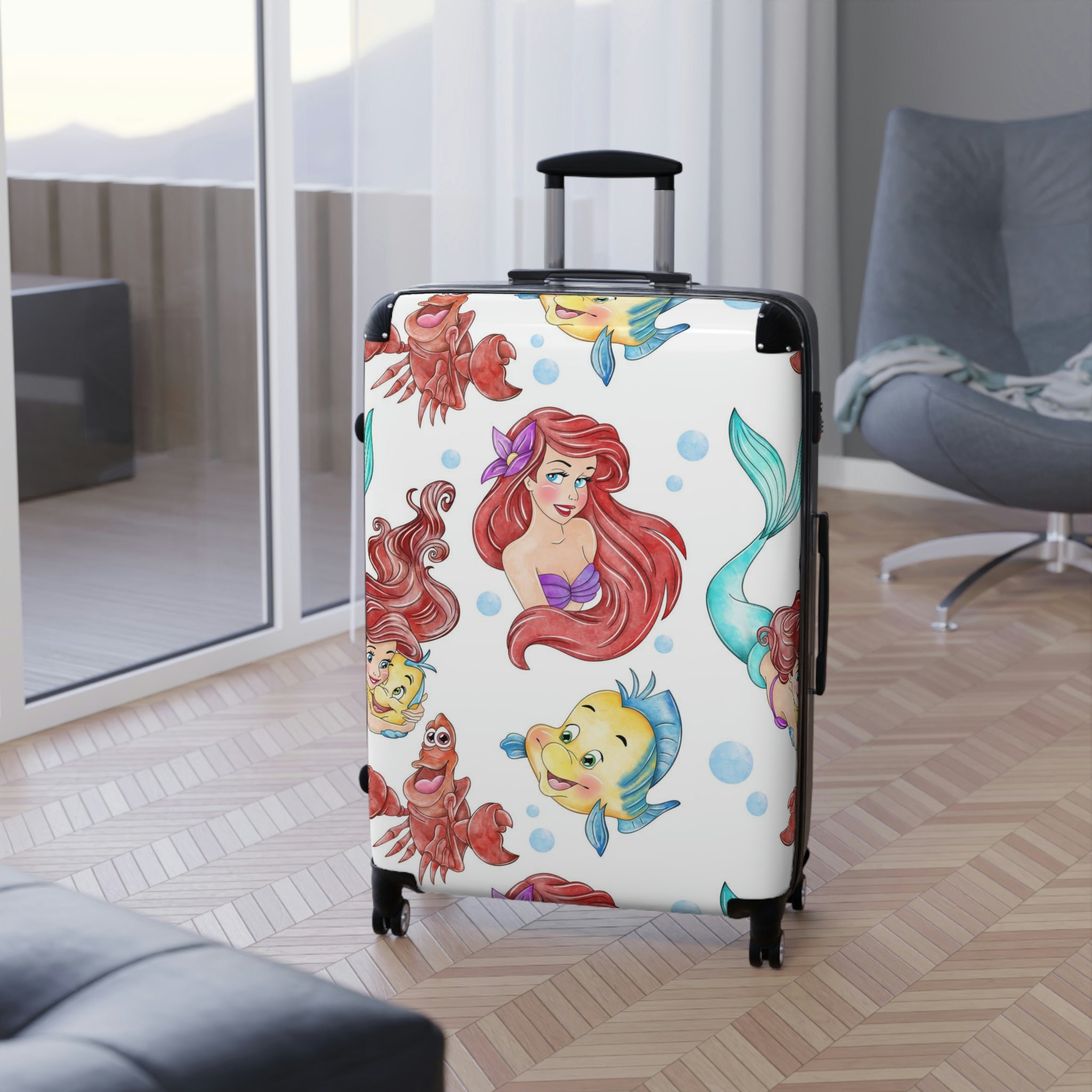 Little Mermaid Ariel Luggage Cover sold by Felipe Gottardello | SKU ...