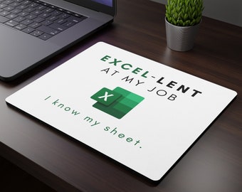 Trust Me I Know My Sheet Mousepad FREE SHIPPING Excel Gift, Spreadsheet ...