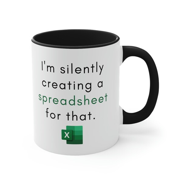 Colored Excel Super Shortcuts Mug from Tiktok: Nerd Gift - Etsy