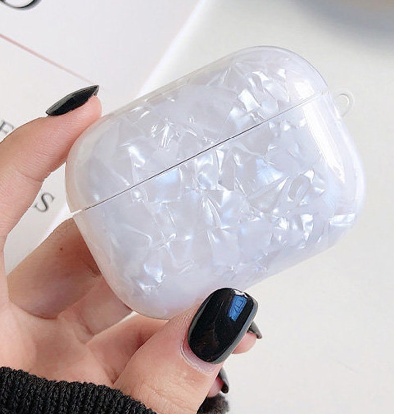 AirPod Pro 2 and 3rd Generation Glitter Conch Shell Pattern Design Case ...