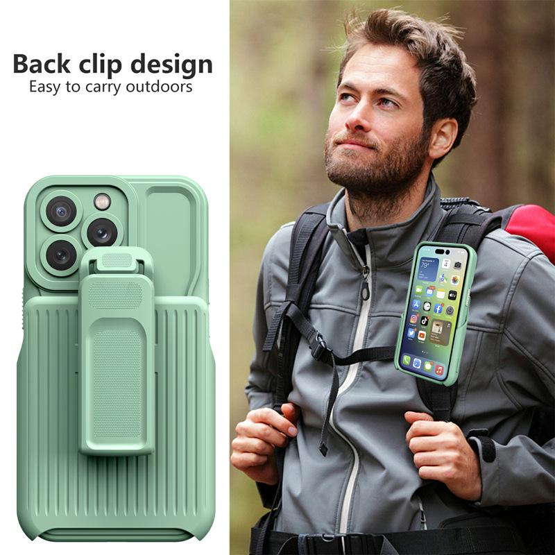 For Outdoors Sports Heavy Duty Holster Belt Clip Phone Case Holder for ...