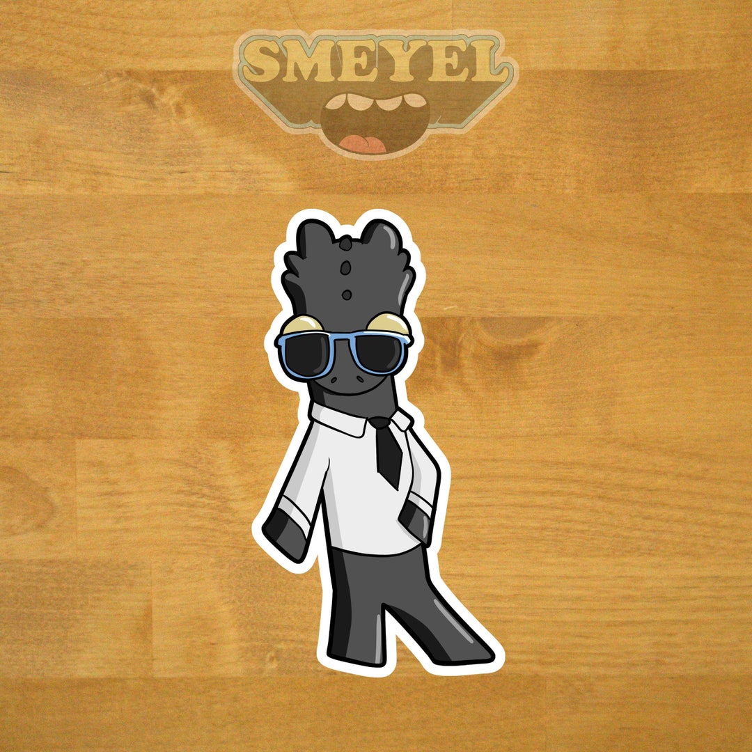 Toothless Meme Dancing Cartoon Graffiti Artwork Laminated Vinyl ...