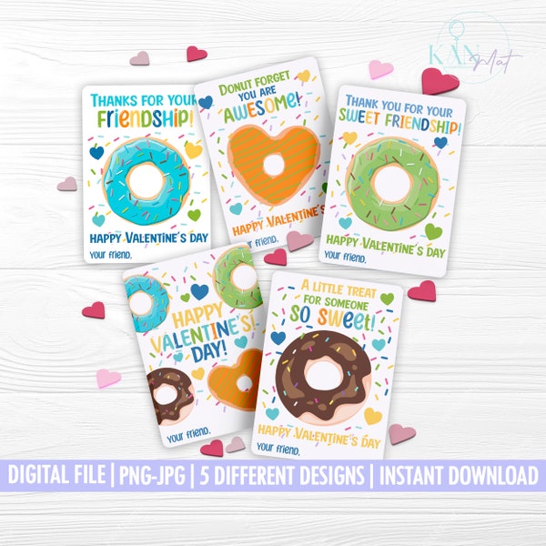 Donut Card - Etsy