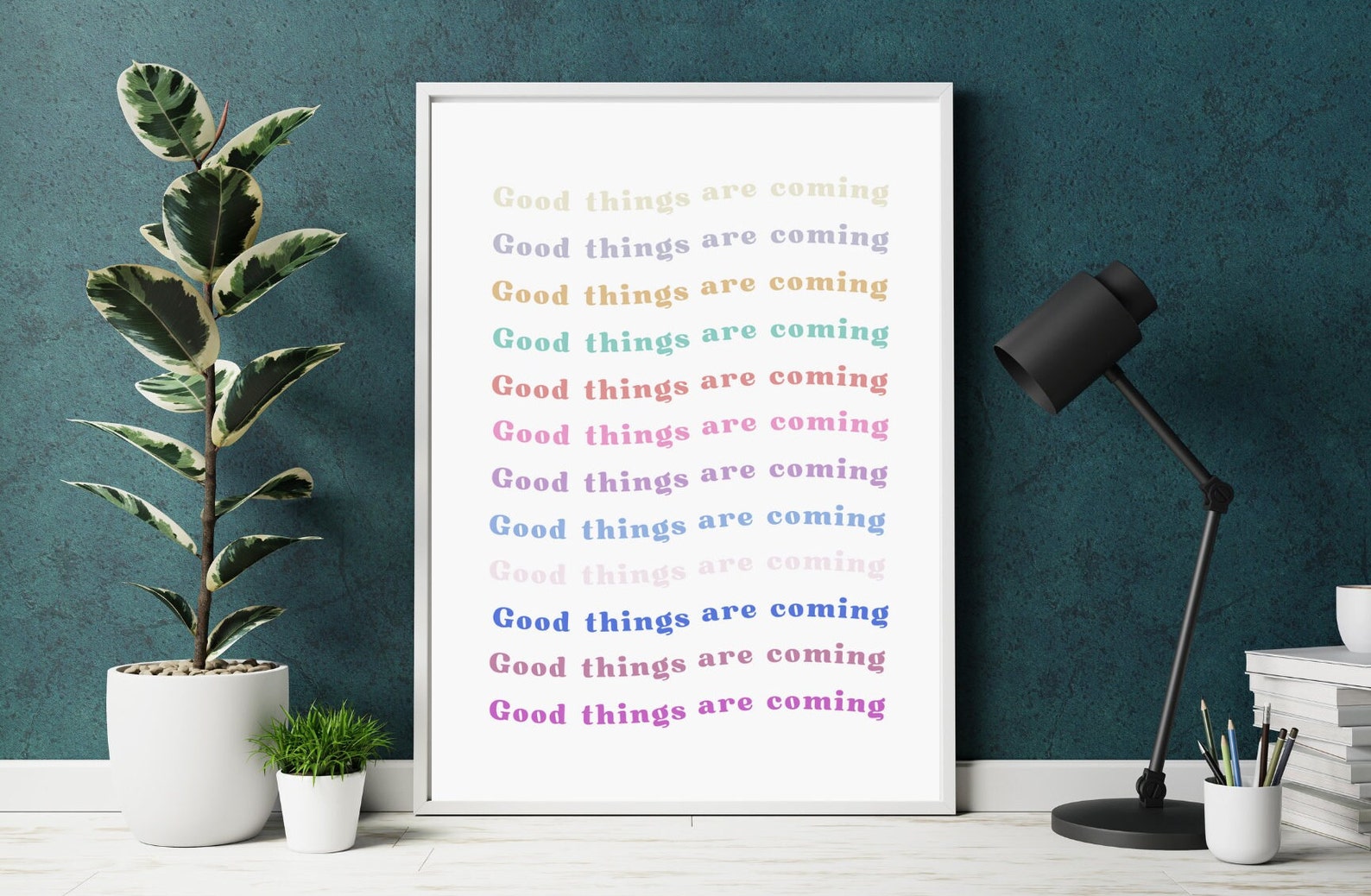 Good Things Are Coming Digital Poster, Positive Affirmations Poster ...