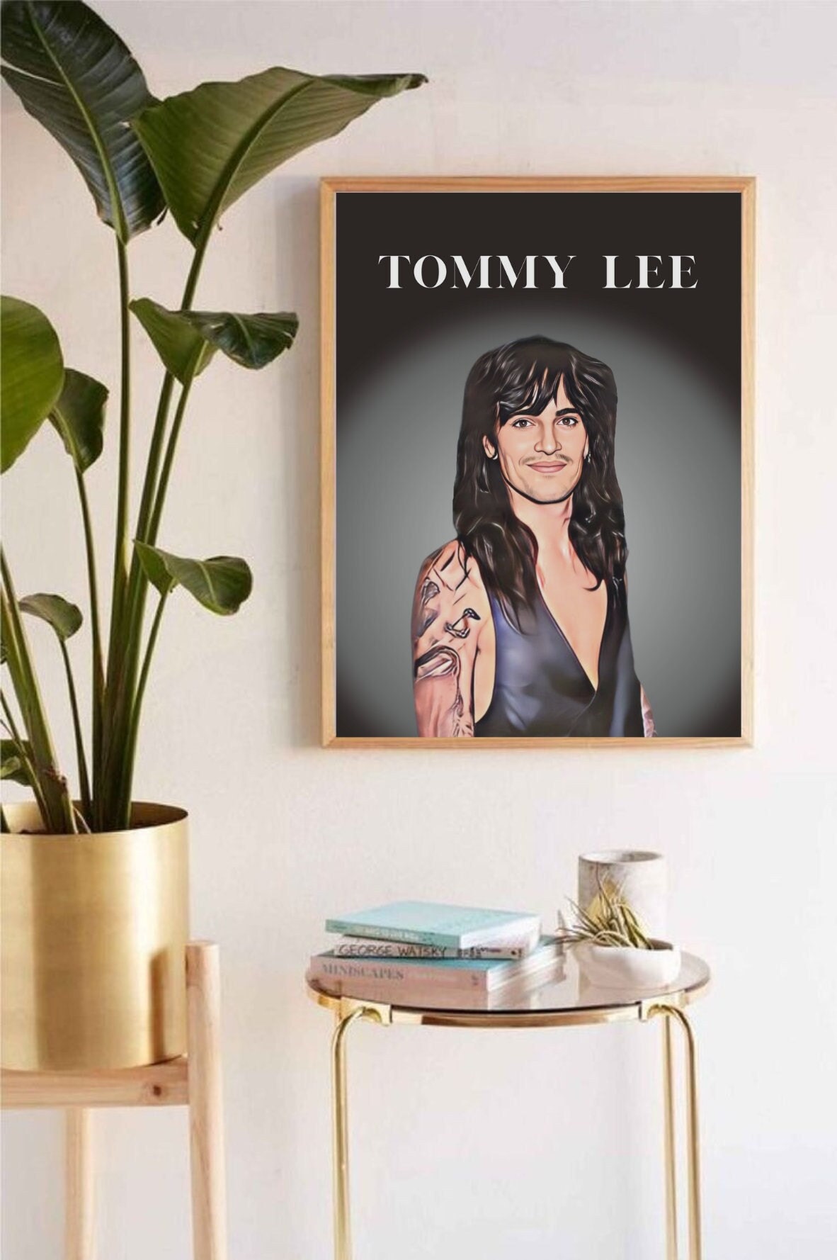 Tommy Lee Poster, Cartoon Celebrity Poster, Aura Poster, Digital Poster ...