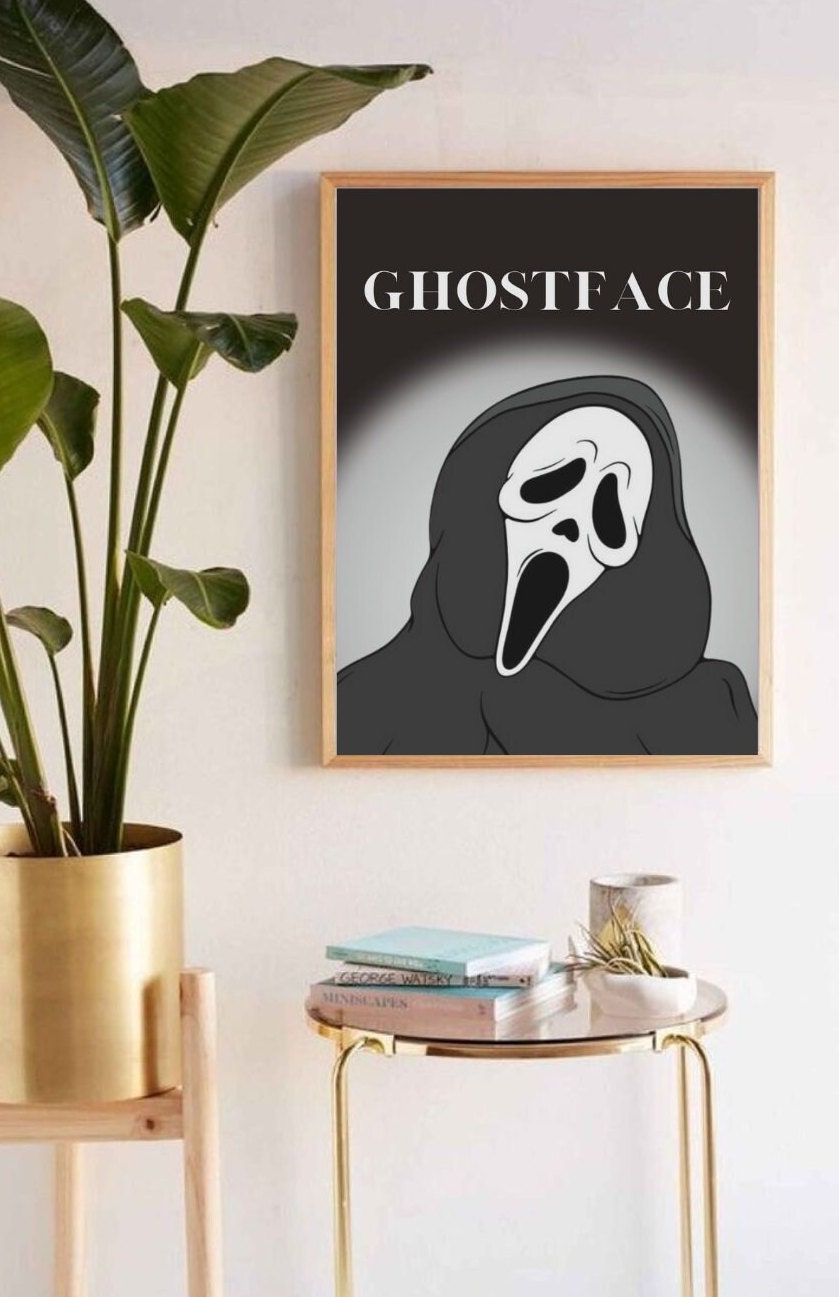 Ghostface Poster, Cartoon Movie Poster, Aura Poster, Digital Poster ...