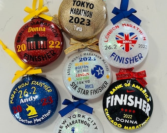 Complete Set of World Marathon Majors Series Magnets Six-26.2 Magnets ...