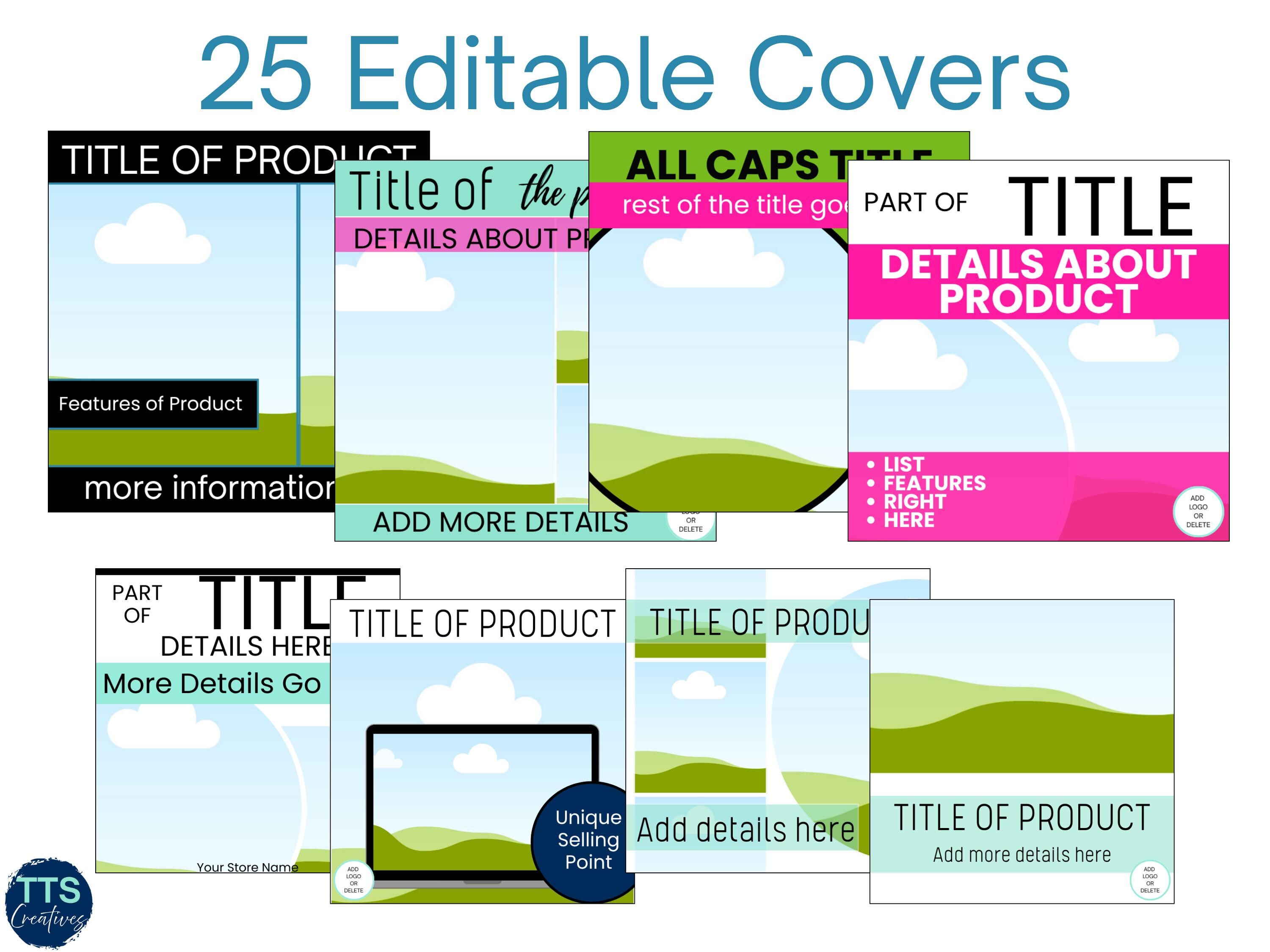 Editable Canva Templates for Teacher Sellers - TPT & Etsy Mockup ...