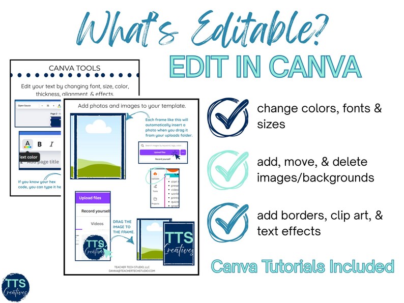 Editable Canva Templates for Teacher Sellers - TPT & Etsy Mockup ...