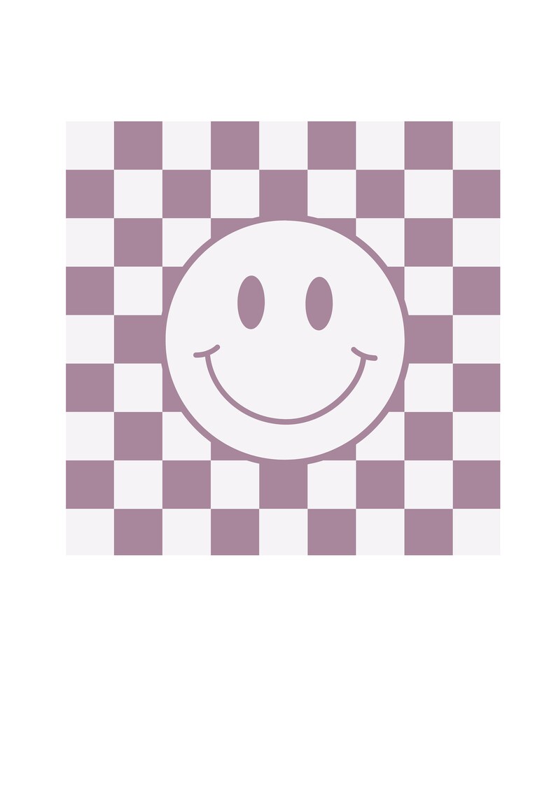 Smiley Face Svg Bundle, Checkered Smiley Face Svg, Smiley Face,png,svg ...