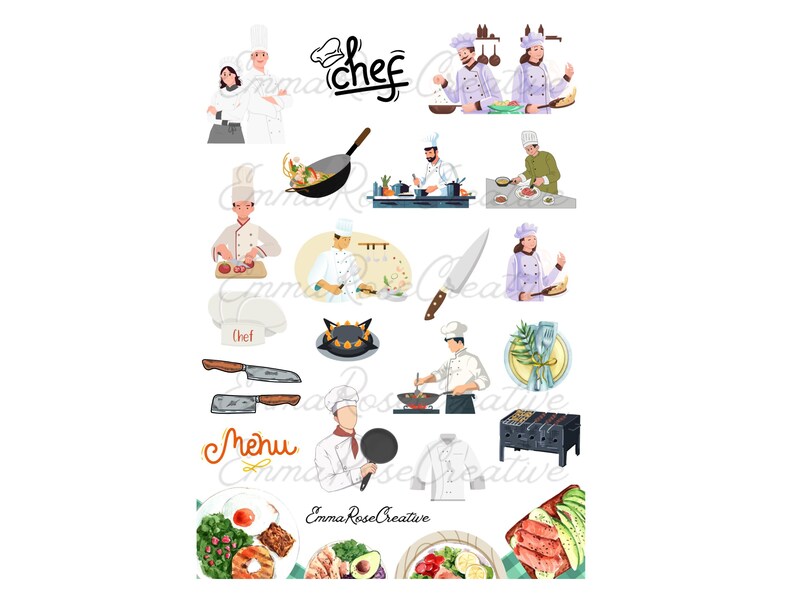 Professions - Chef, Cook & Scuba Diver - Diving, Sea, Water, Fish, Food ...
