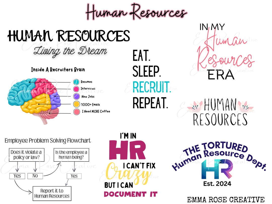 Human Resources: Die Cute Stickers & Magnets - H.R., Department, Boss ...
