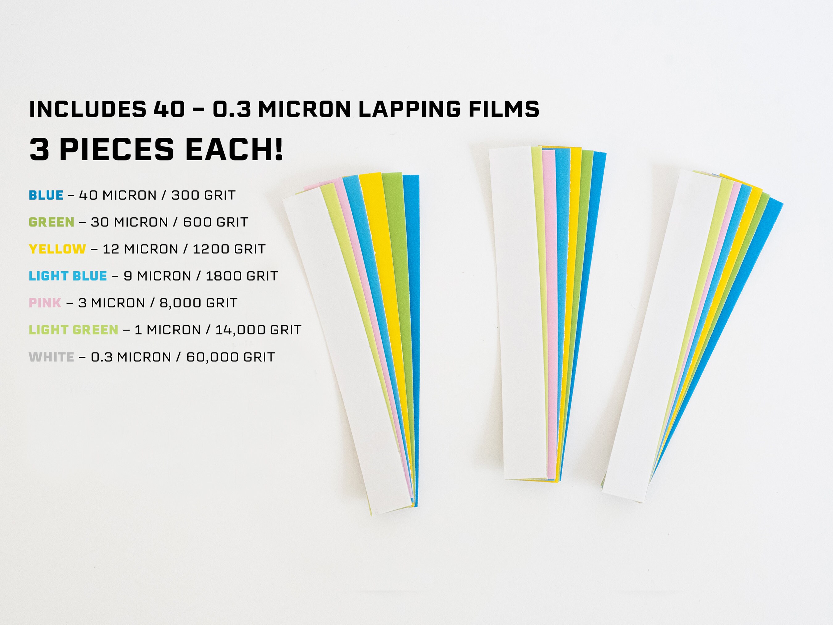 Work Sharp Precision Adjust Lapping Film Kit 21 Pieces - Etsy