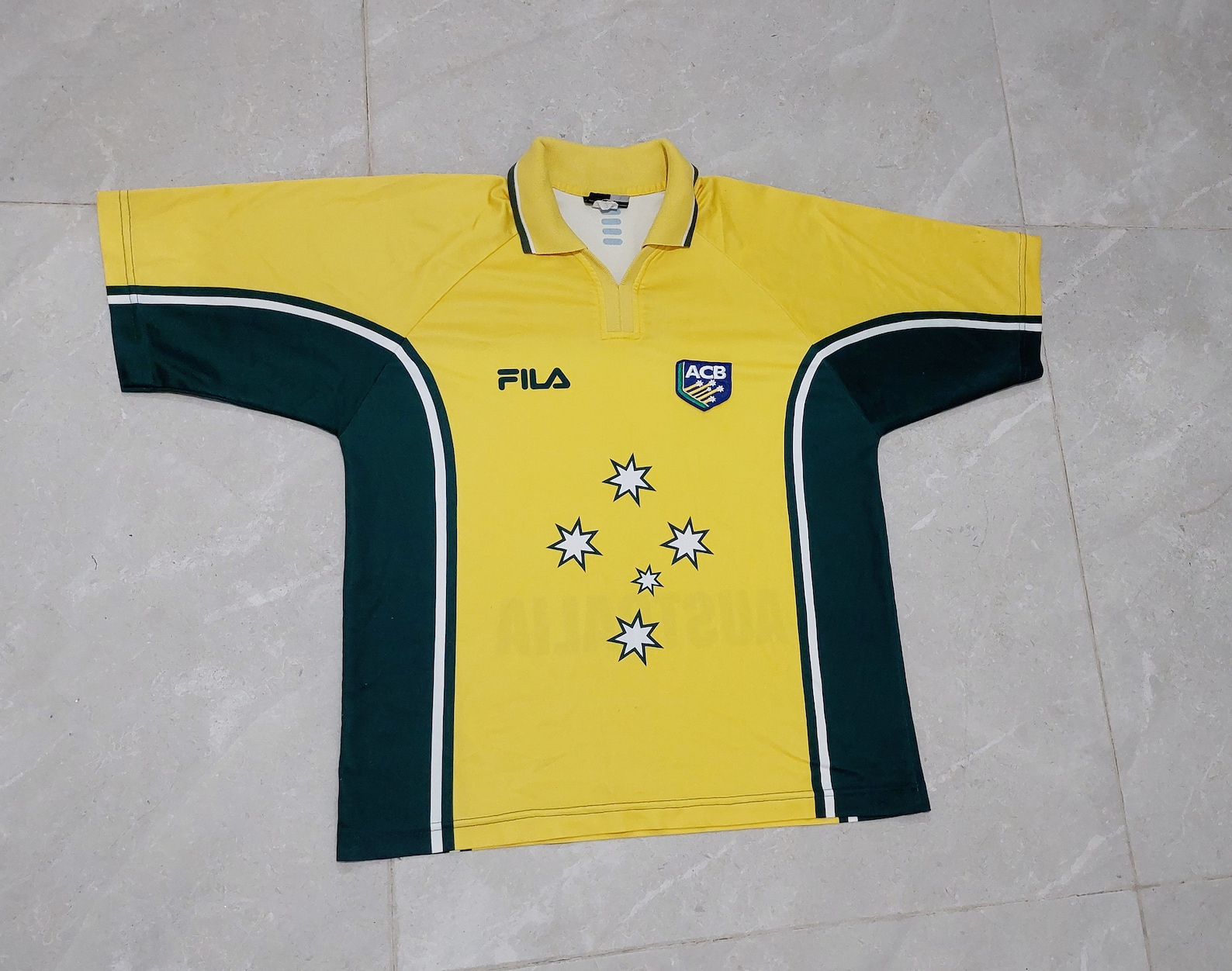 Vintage Official Australia ACB Cricket Shirt FILA Retro Size M - Etsy