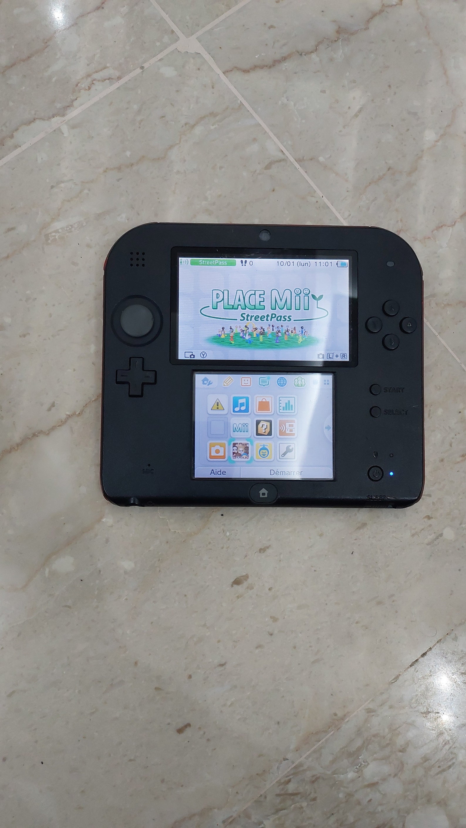 100% Authentic Nintendo 2DS Console Red & Black Color Tested Working ...