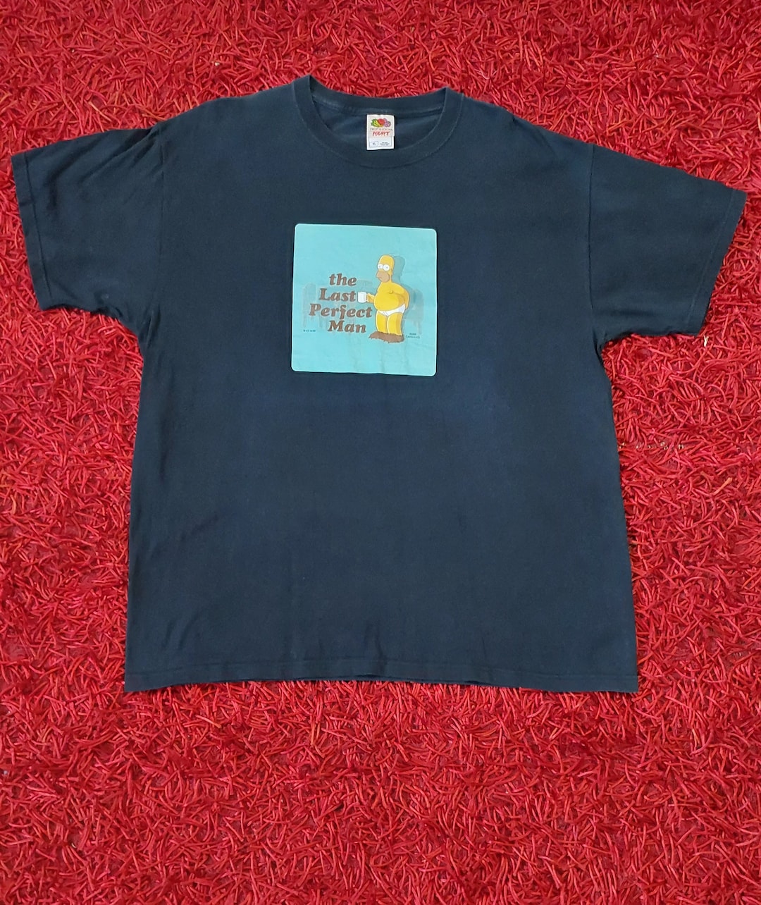 Vintage the Simpsons Homer the Last Perfect Man Fox Men's T-shirt Short ...