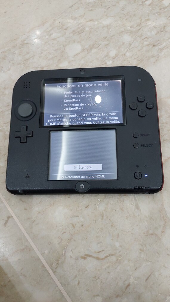 100 Authentic Nintendo 2DS Console Red Black Color Tested Working PAL Edition Etsy UK