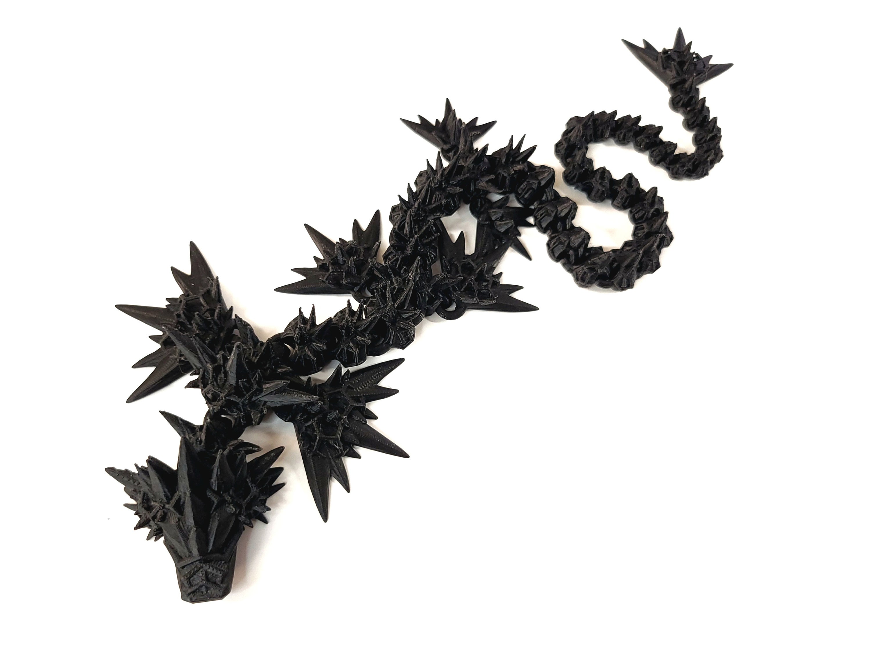 Dragon, Void Dragon, 3D Printed Articulated Fidget Toy, Decoration ...