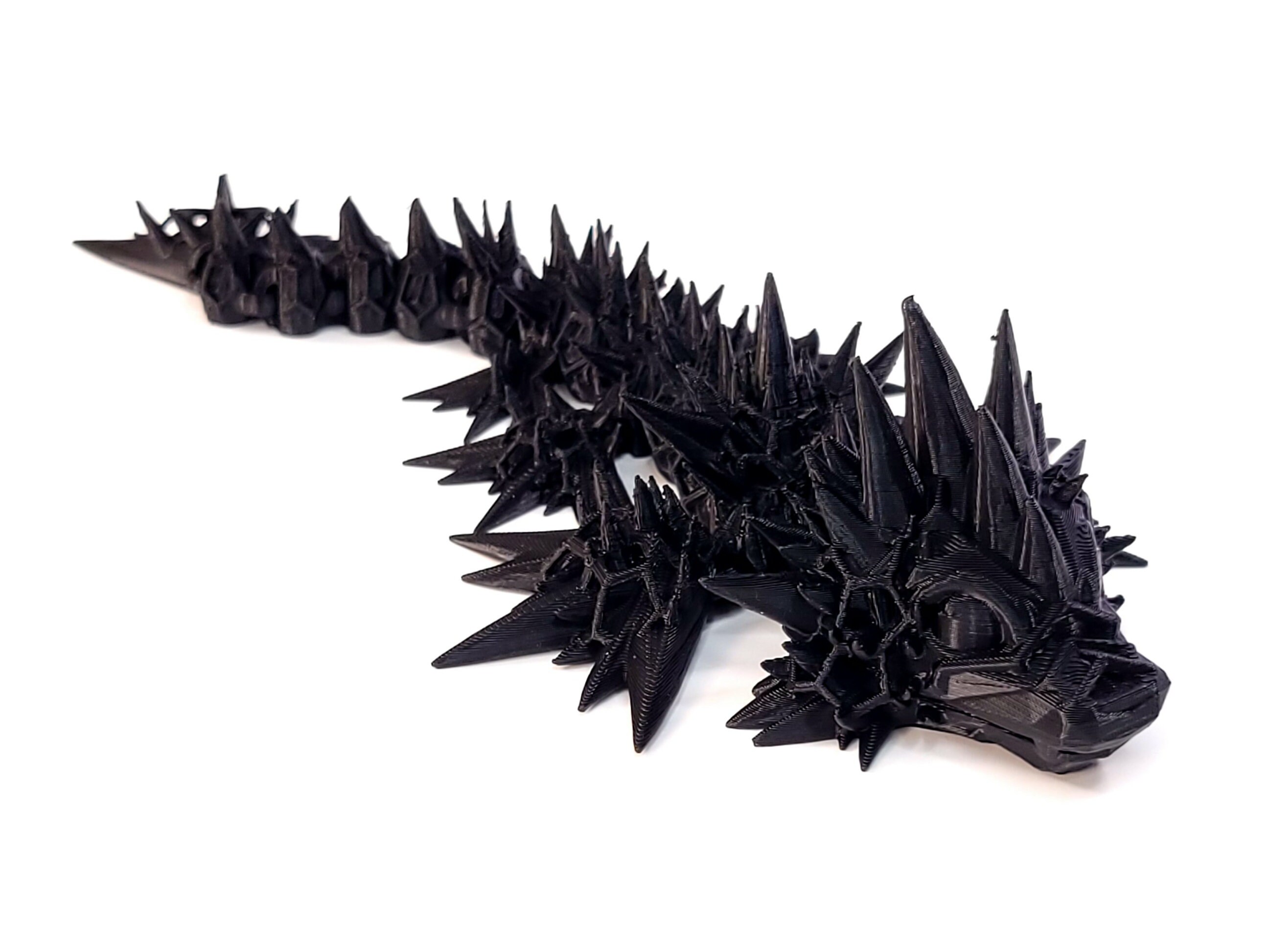 Dragon, Void Dragon, 3D Printed Articulated Fidget Toy, Decoration ...