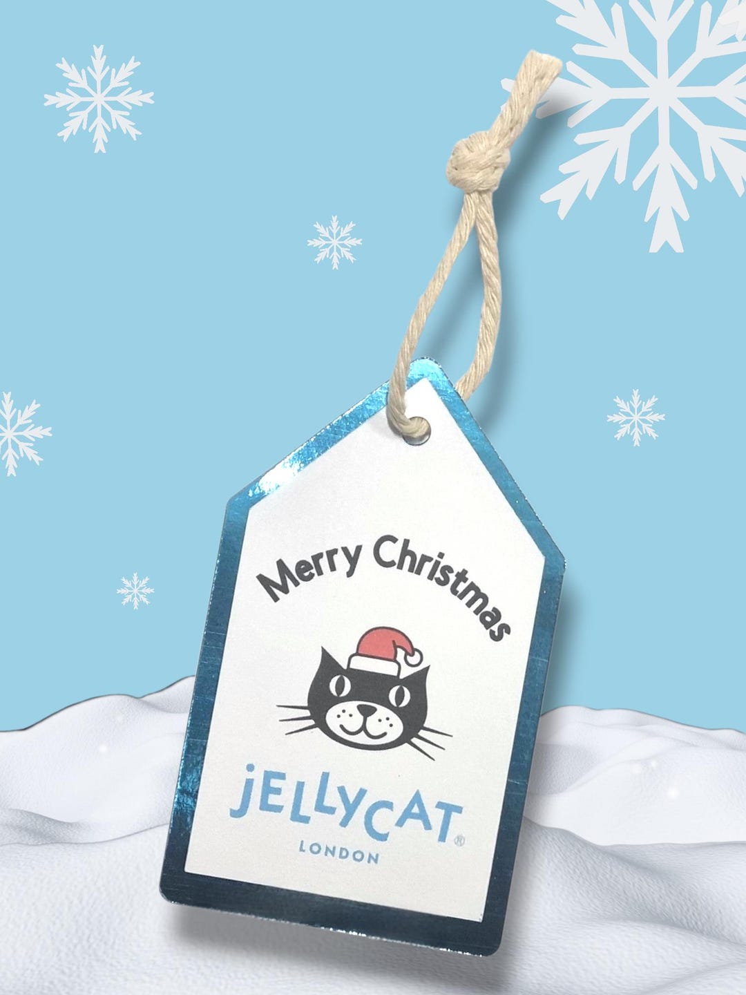 Jellycat Gift Tag Cake Topper Tag Merry Christmas | Jelly Cat Label - Etsy