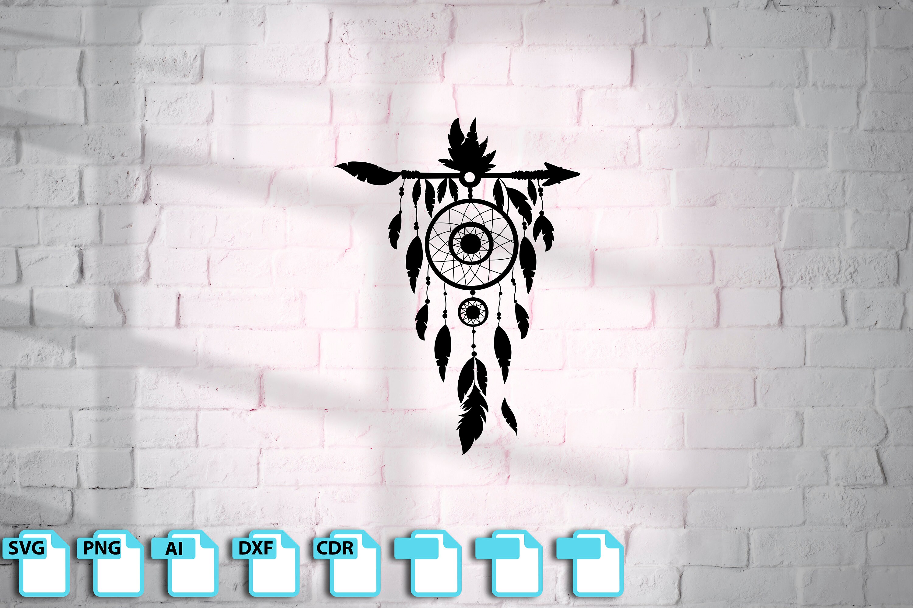 Native American Wall Decoration Svg File, Indian Wall Decoration Dxf ...