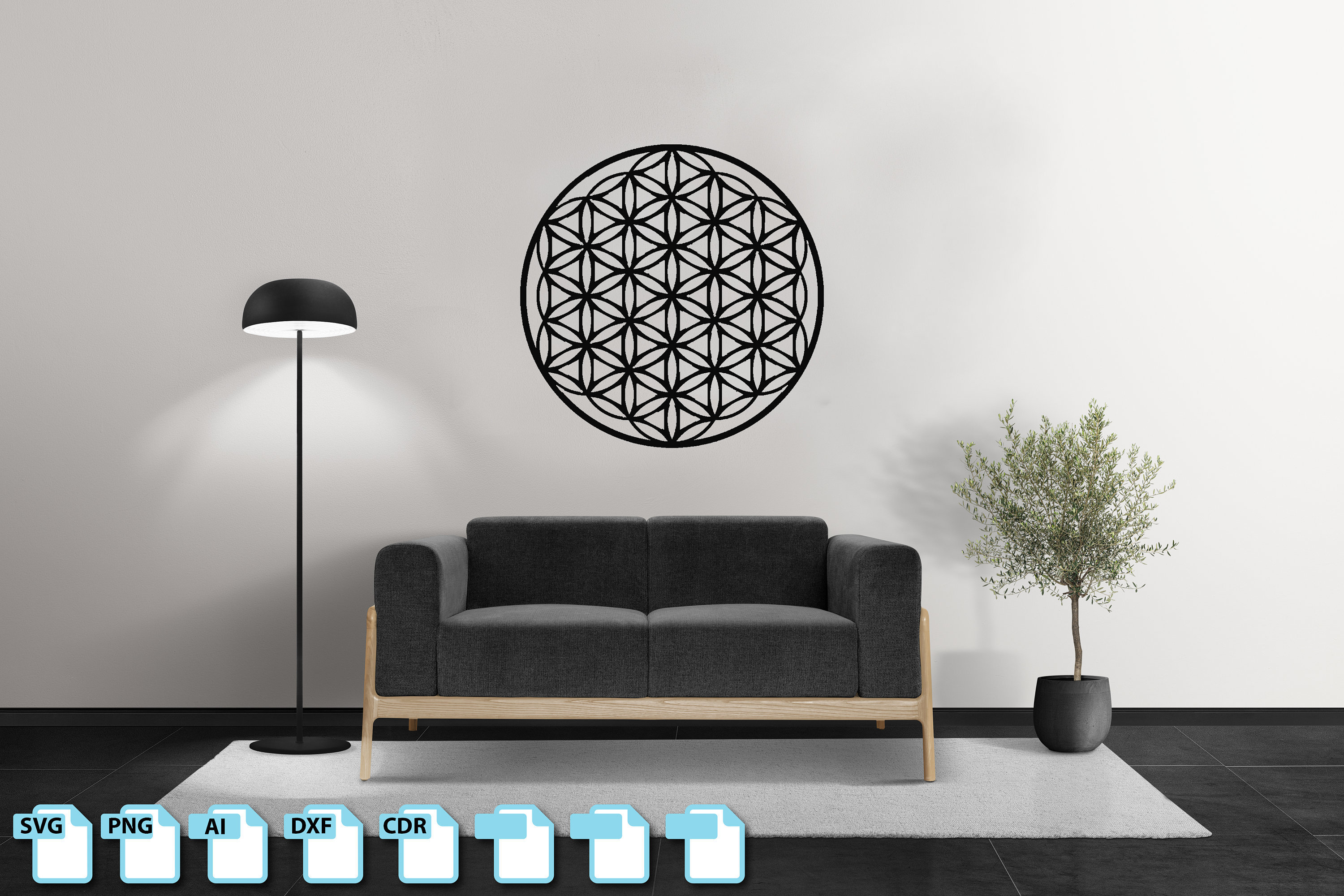 Tree of Life Svg File. Tree of Life Dxf File. Tree of Life Laser Cut ...