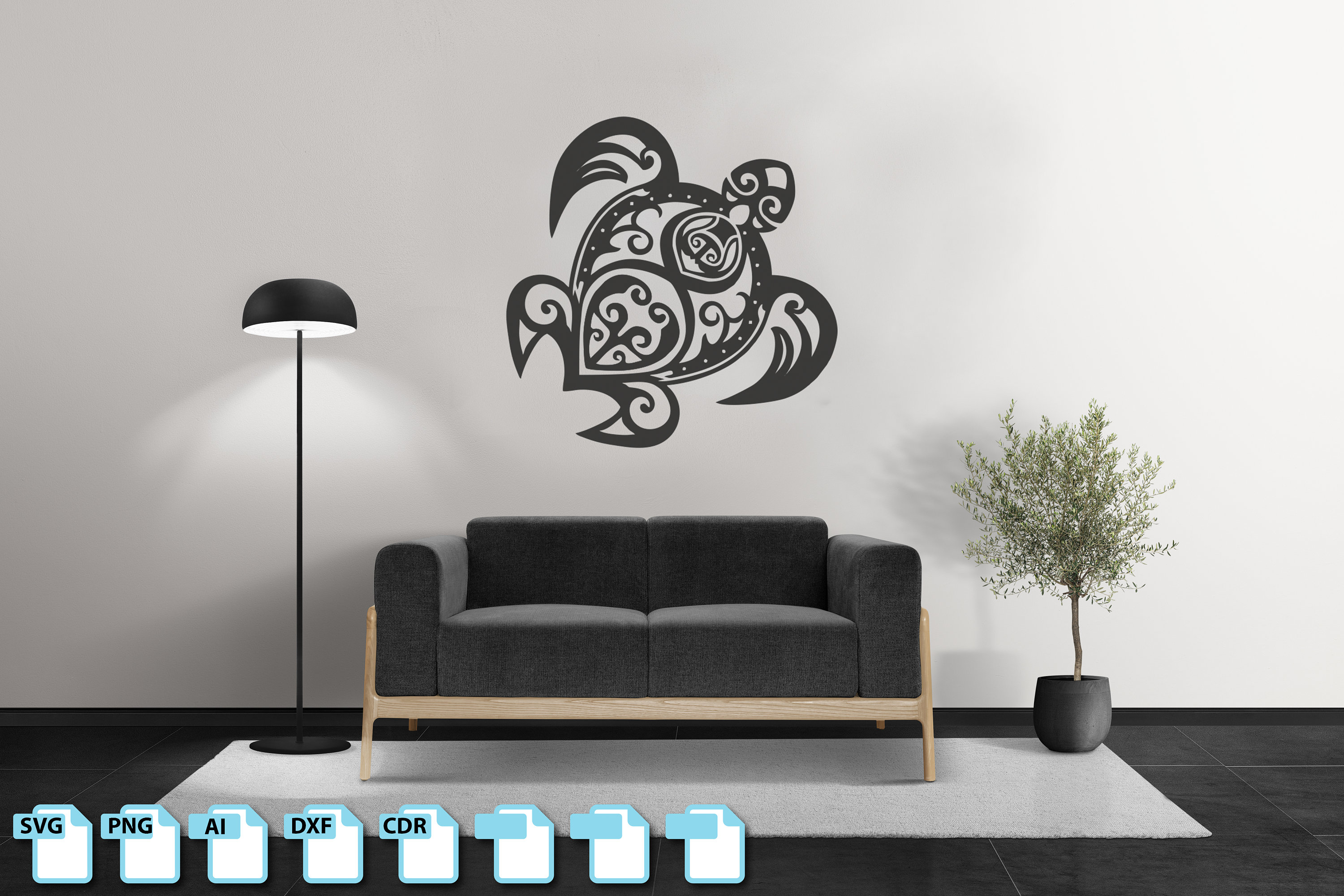 Tortoise Drawing File, Tortoise Svg File. Tortoise Laser Cut File ...