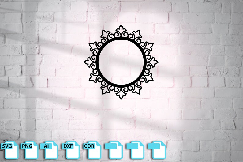Frame Laser and Plasma File.mirror Frame Svg,dxf and Cdr File. Photo ...