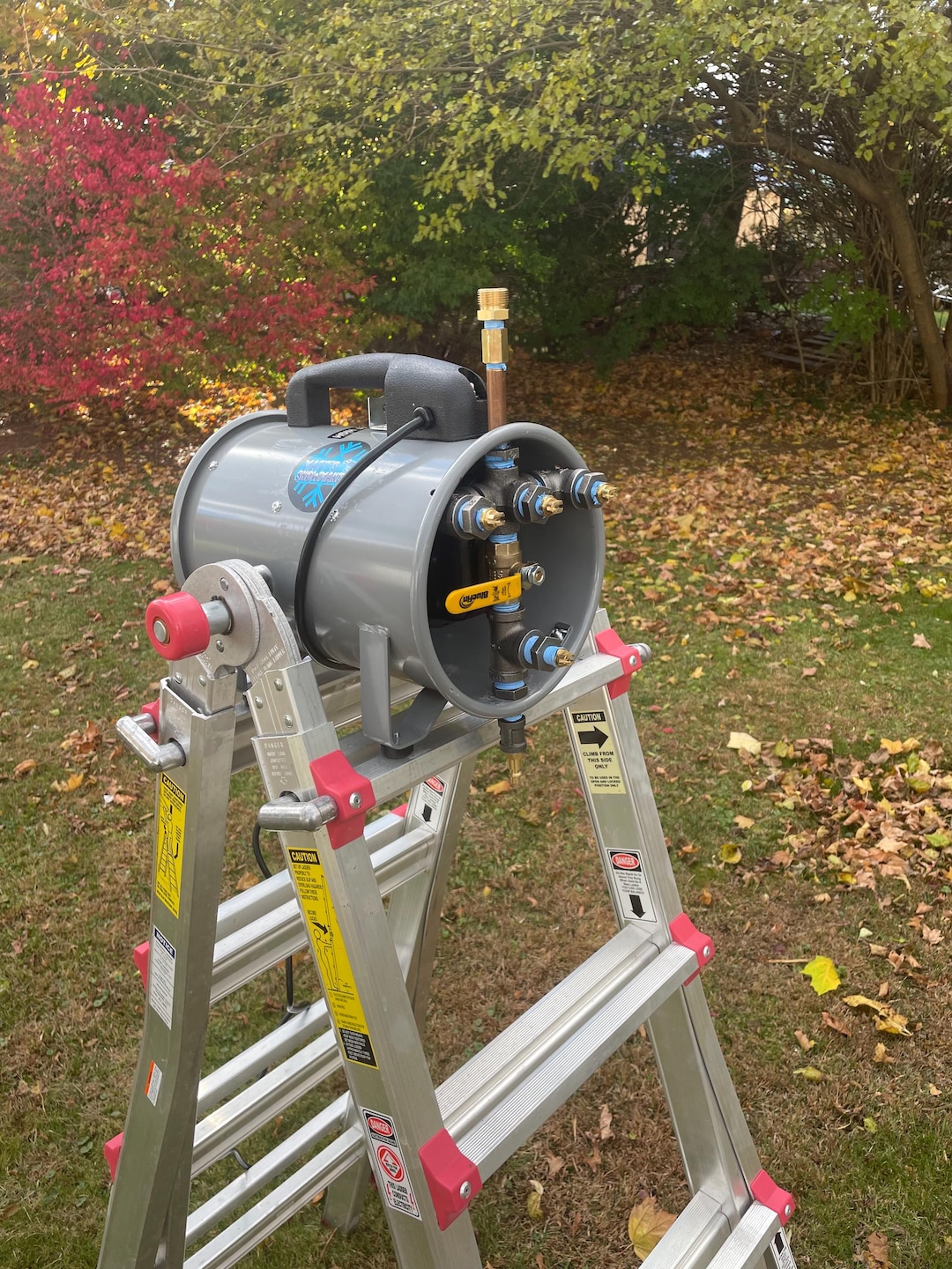 Backyard Home Snow Maker- Mini Fan Gun; Make Real Snow! Updated With ...