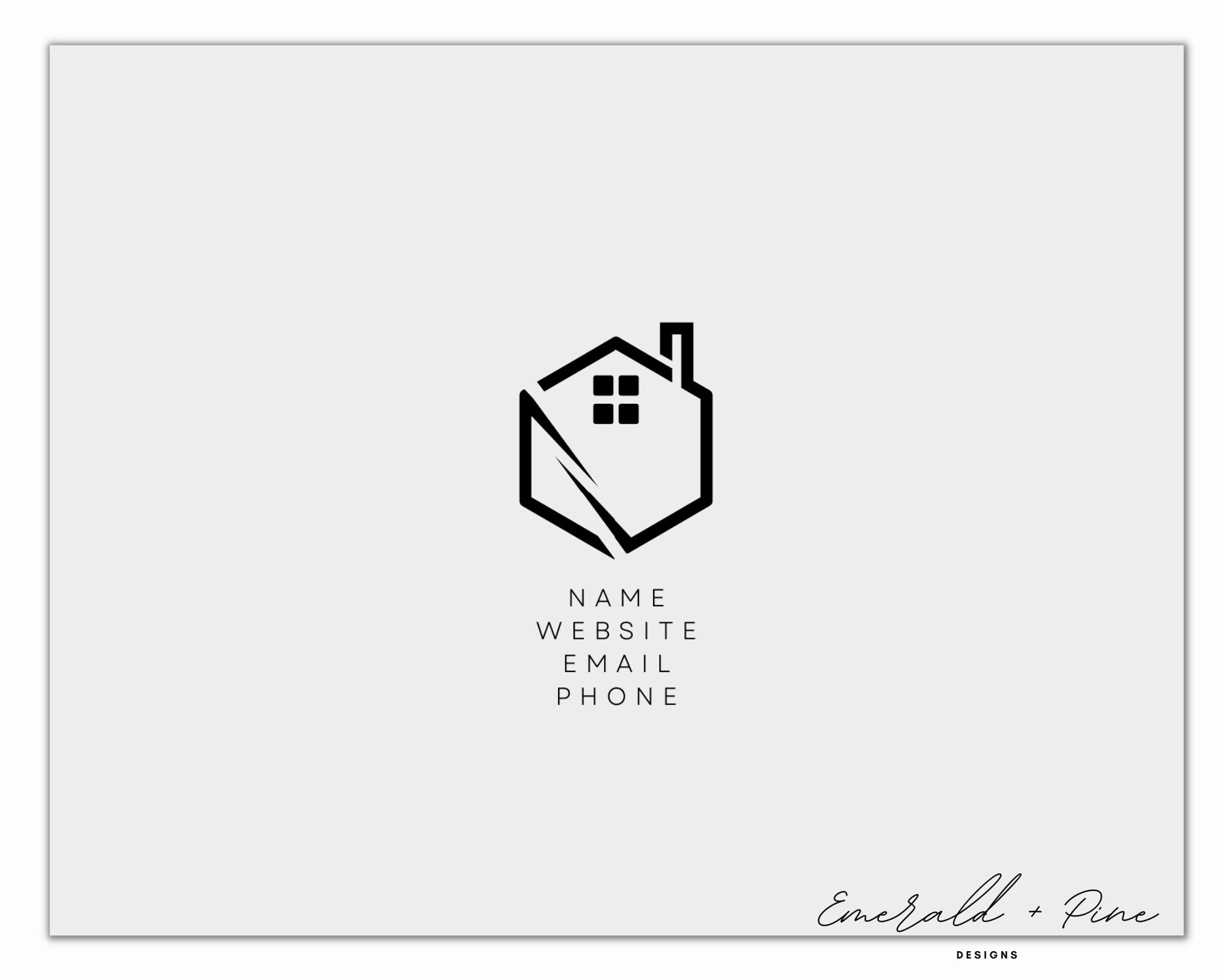 Hello Neighbor Postcard Popby Gift Tag Canva Custom Digital Instant ...