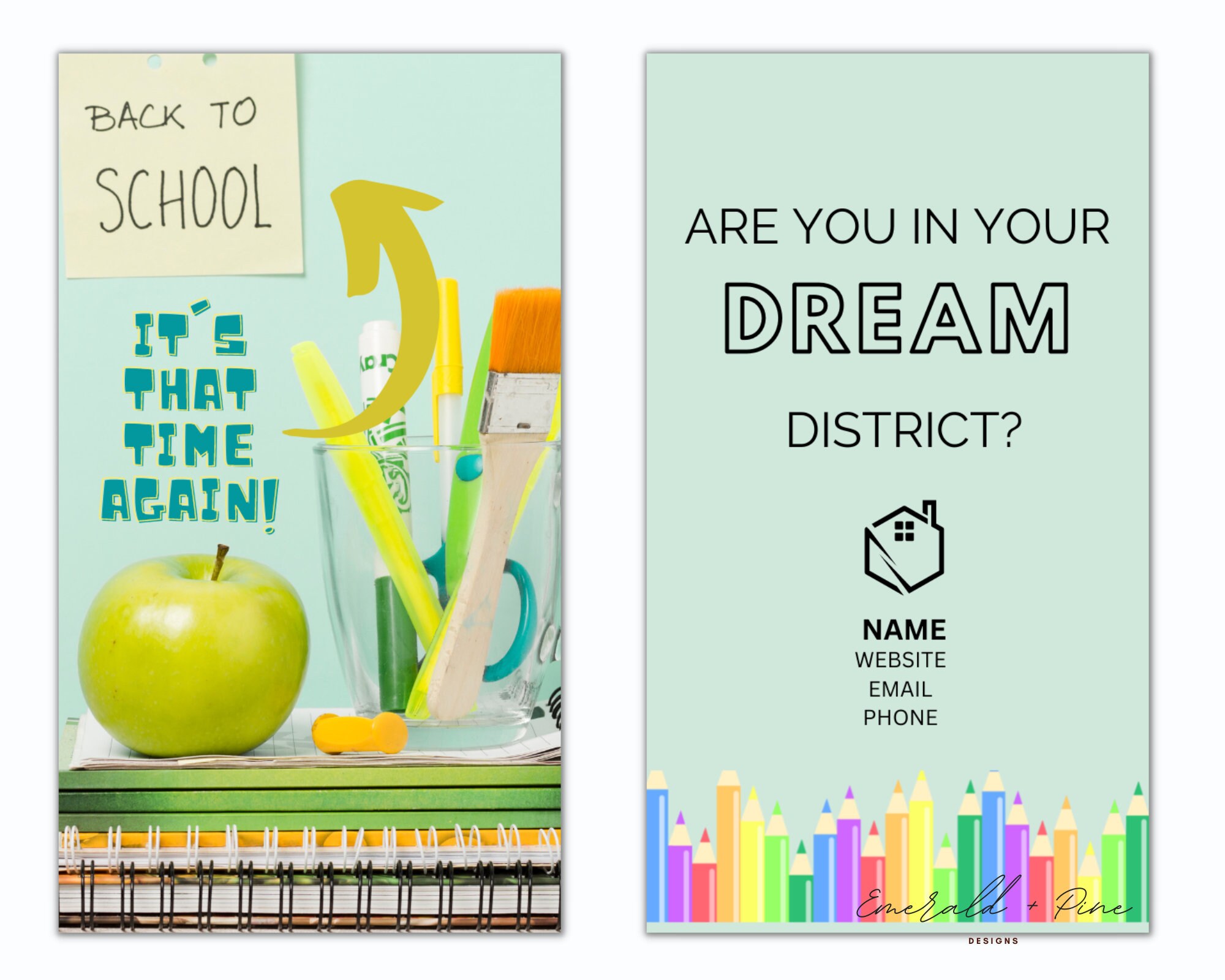 Back to School Popby Gift Tag Canva Custom Digital Instant Download Pop ...